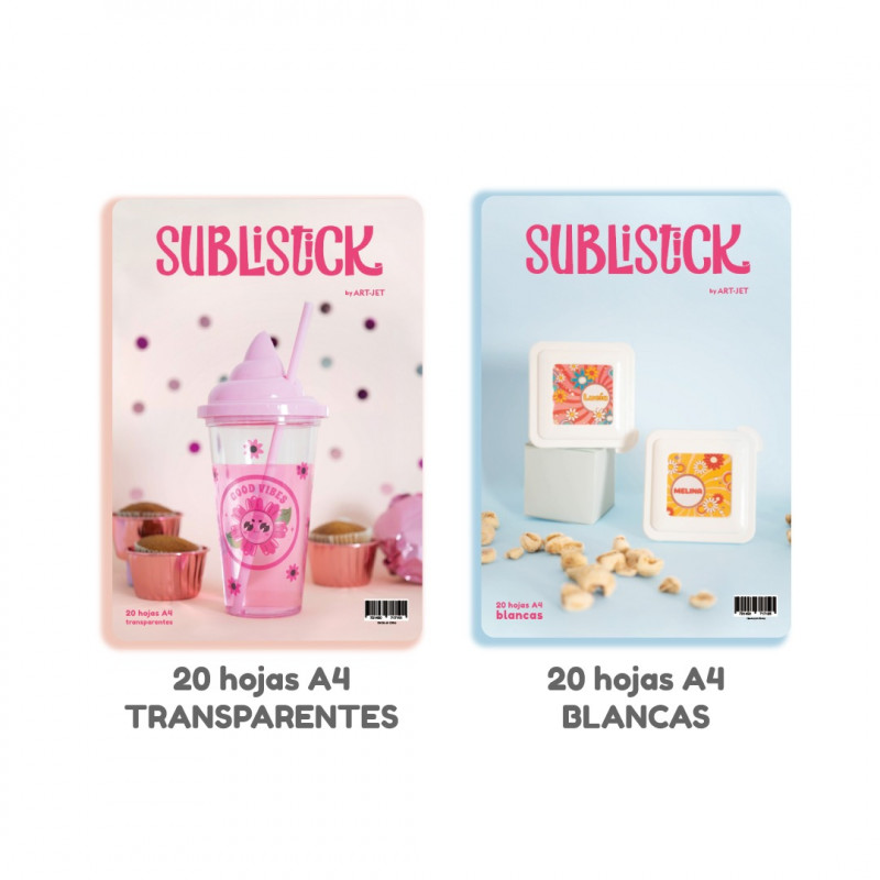 Vinilo sublimable autoadhesivo A4 "Sublistick" blanco