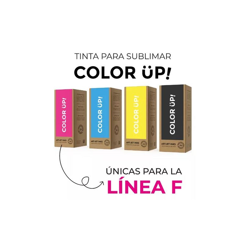 Tinta para sublimar Color UP linea F 140ml.